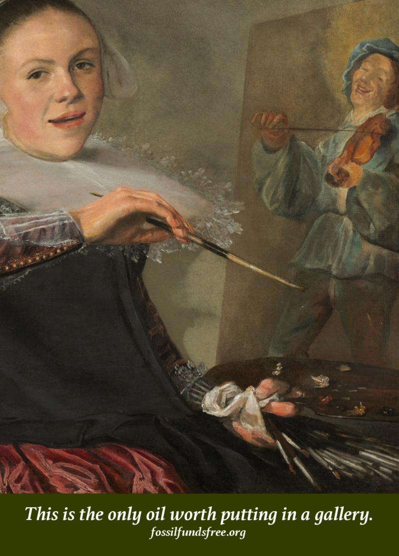 “The only oil worth putting in a gallery” – Oil Sponsorship Free